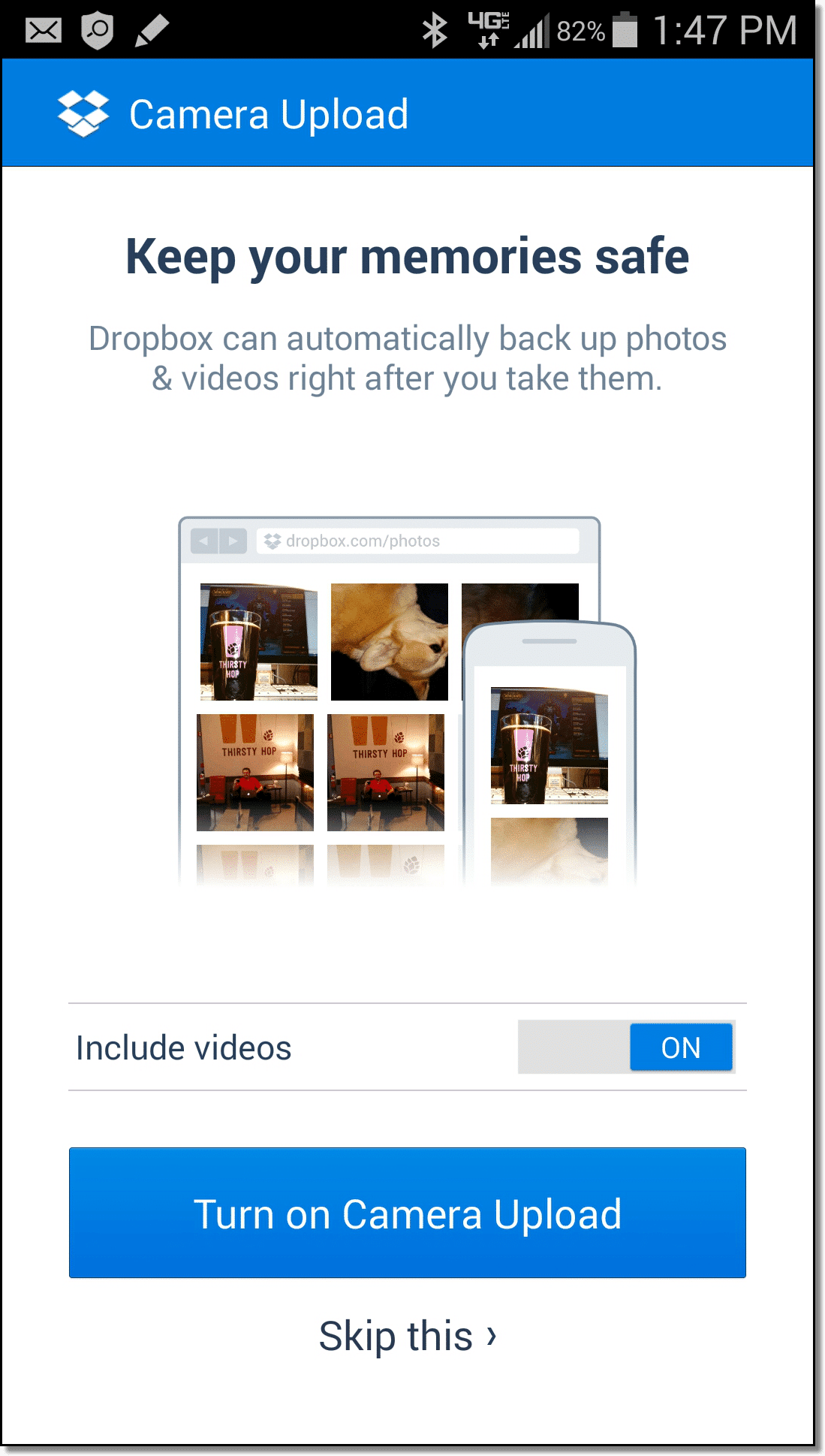 Back Up Smartphone Photos Using Dropbox - Ask Leo!