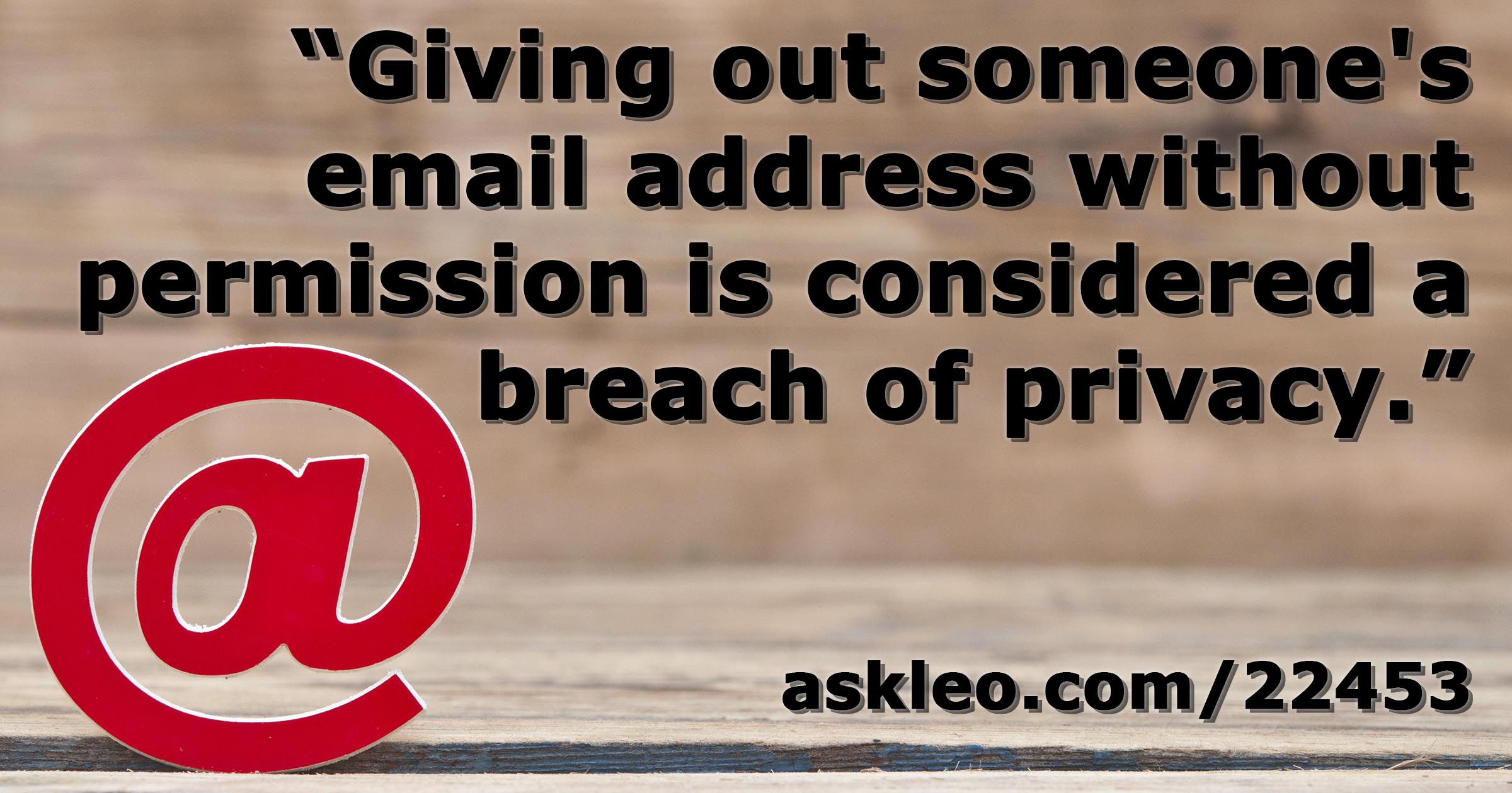 The Wrong Way to Change Your Email Address - Ask Leo!