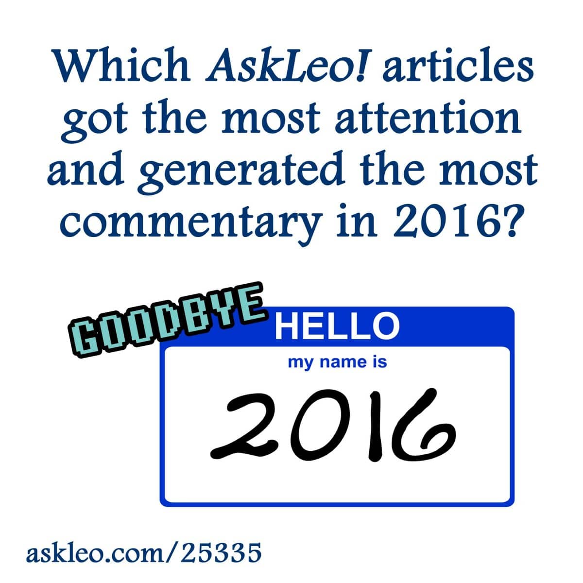 Most Popular Articles Archives - Ask Leo!