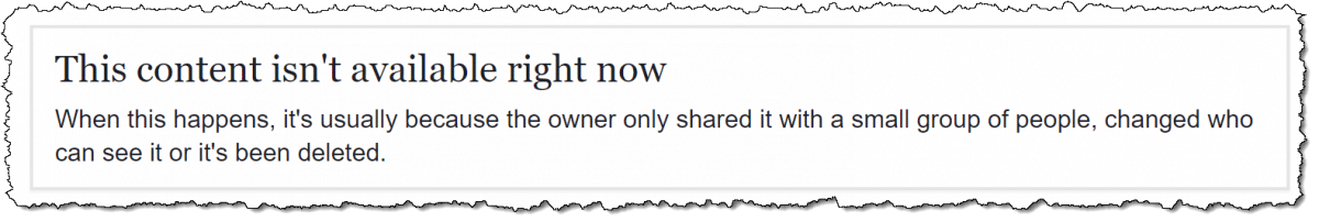 Why Does My Facebook Post Show as "Unavailable" to Some People? - Ask Leo!