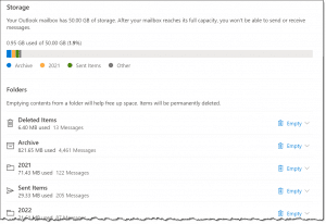 How Full Is My Hotmail Account? - Ask Leo!
