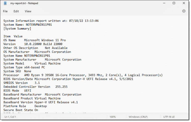 Get a Windows System Report with MSINFO32 - Ask Leo!