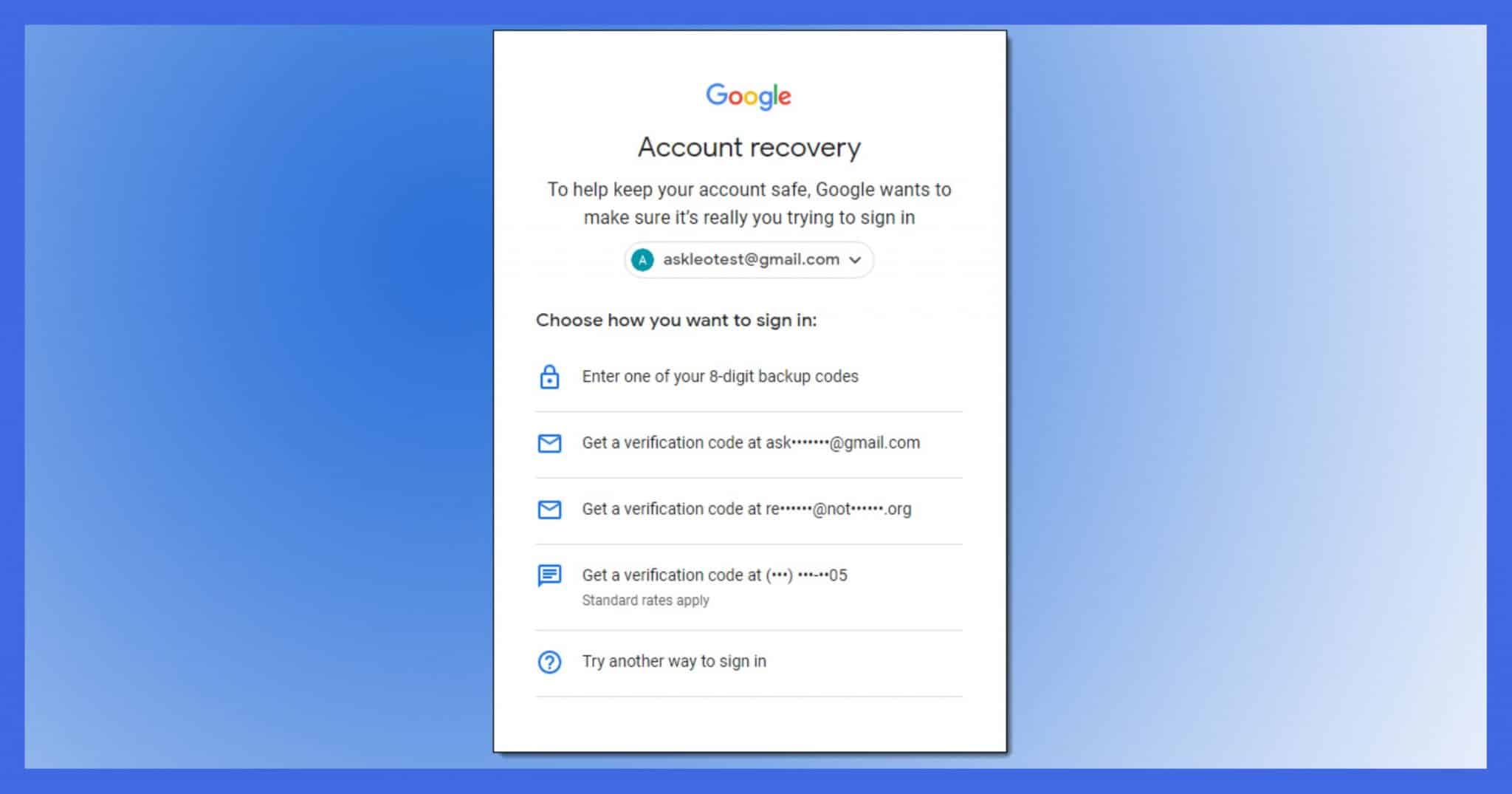 Please Set Up and Maintain Account Recovery Information - Ask Leo!