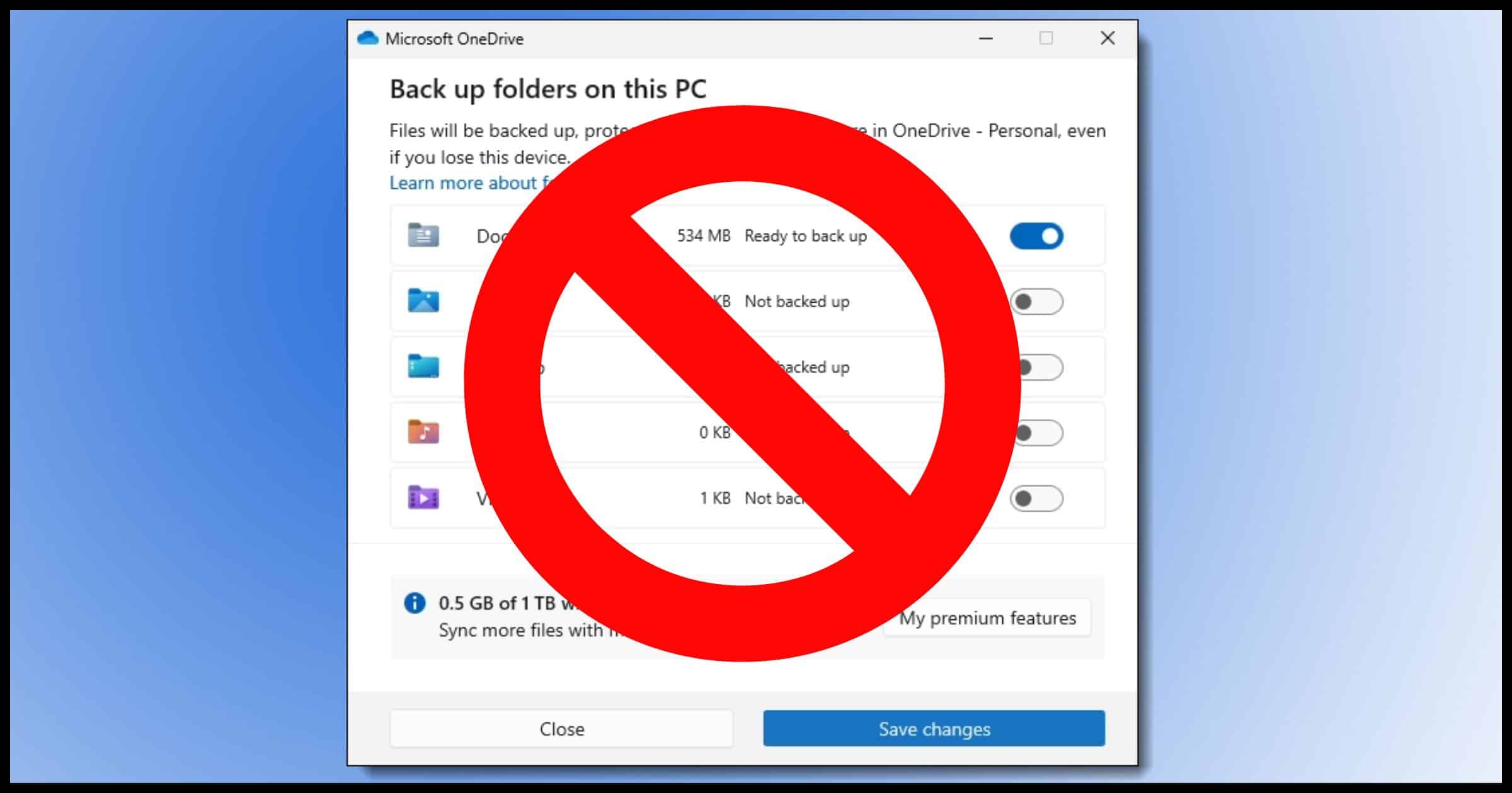 How Do I Recover From Turning the OneDrive Backup "Feature" Off? - Ask Leo!
